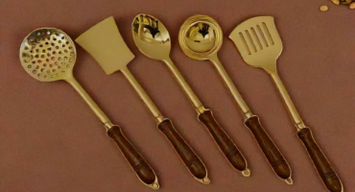 Bronze Utensils Set - 100% Pure Kansa Bartan by Raj Gharana Metals