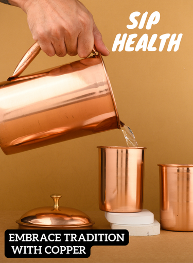 Bronze Utensils Set - 100% Pure Kansa Bartan by Raj Gharana Metals